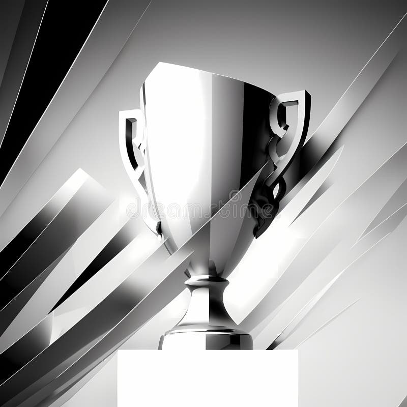 Luxury Trophy for the Winner. Generative AI Stock Illustration ...