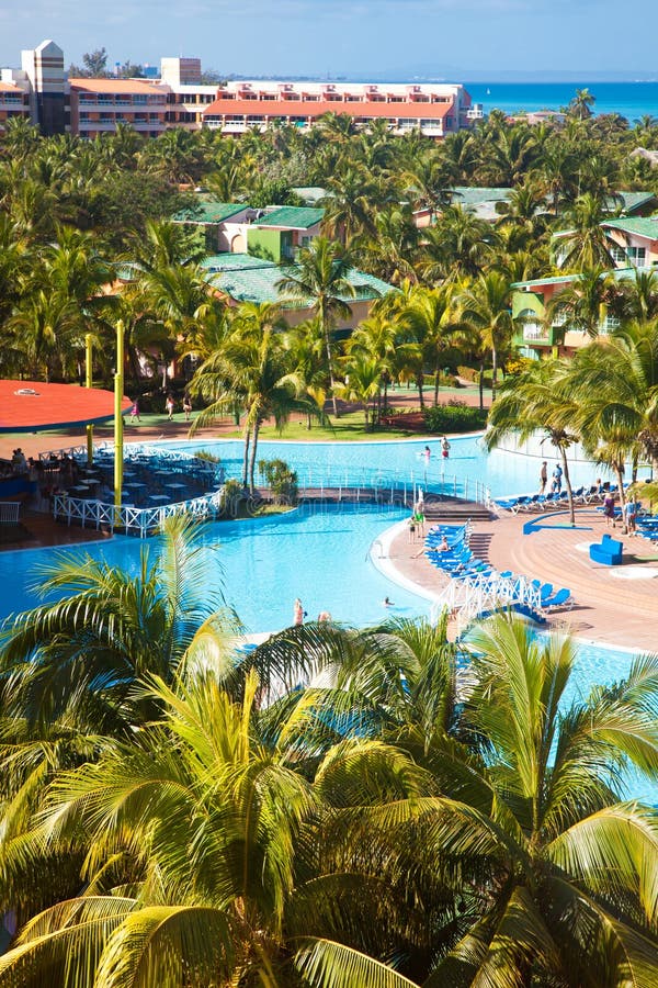 Luxury Tropical Hotel Resort Stock Photo - Image of clear, holiday ...