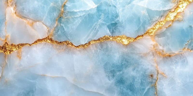 Luxury Turquoise and Gold Marble Texture with Onyx Geode, Crystal ...