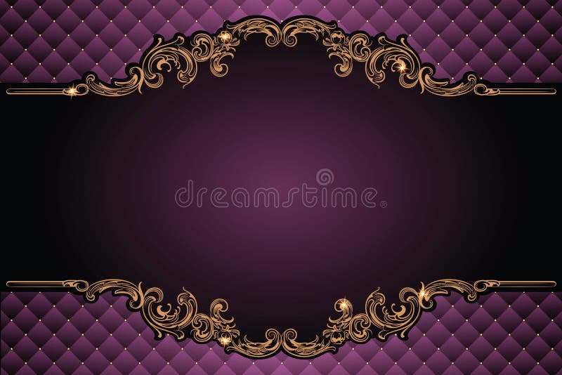 Luxury Vector Frame with Border in Rococo Style Stock Vector ...