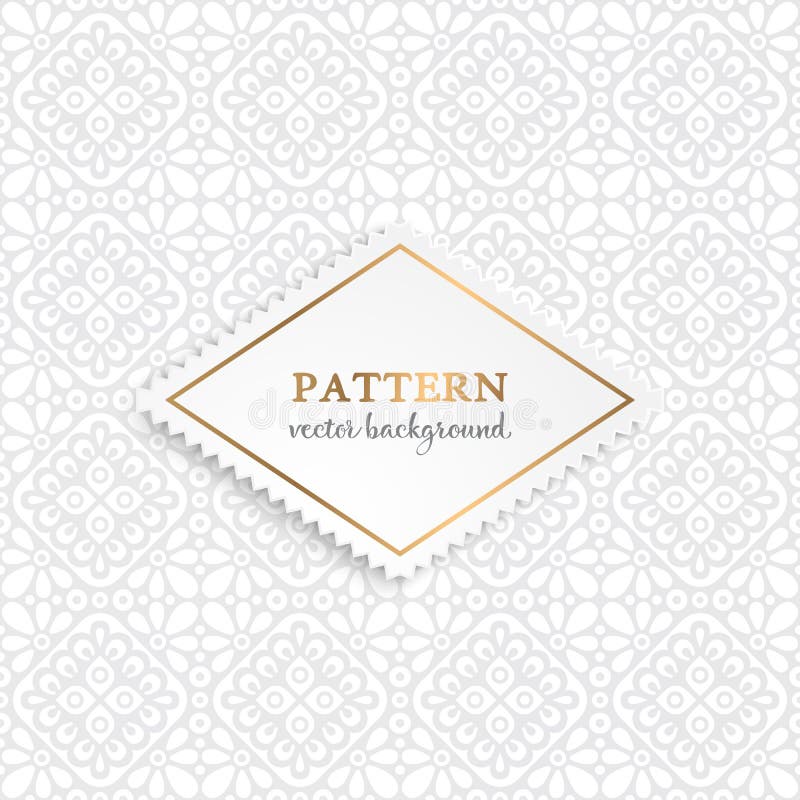 Luxury vector pattern stock vector. Illustration of mandala - 99955706