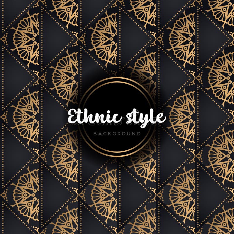 Luxury vector pattern stock vector. Illustration of invitation - 137336196