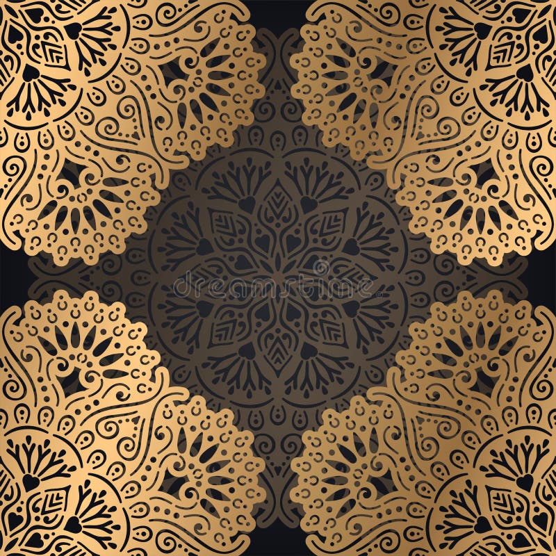 Luxury vector pattern stock vector. Illustration of card - 178981705