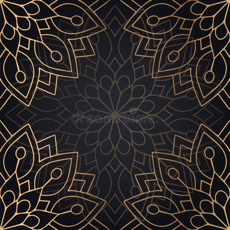 Luxury vector pattern stock vector. Illustration of bohemian - 178982741