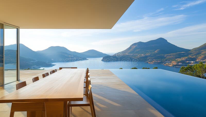 Luxury Villa with Infinity Pool and Panoramic Mountain and Sea View ...