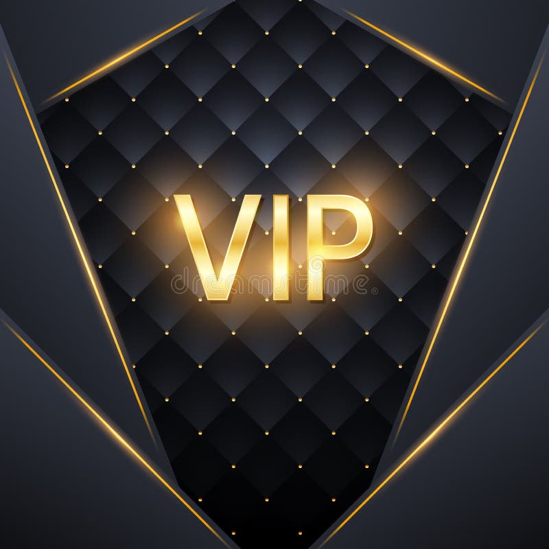 Luxury VIP Gold Vector Illustration Stock Vector - Illustration of ...