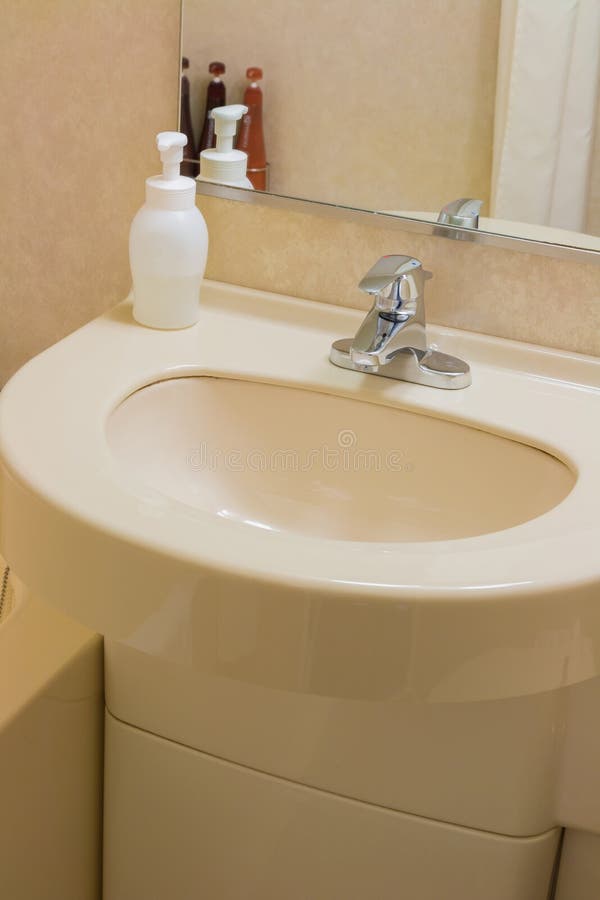 Luxury Wash Basin in a Bathroom, an Interior Modern Stock Photo - Image ...