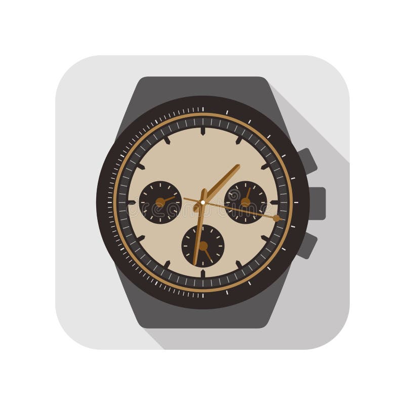 Luxury Watch Flat Fashion Icon Design, Watch Icon, Vector Stock Vector ...