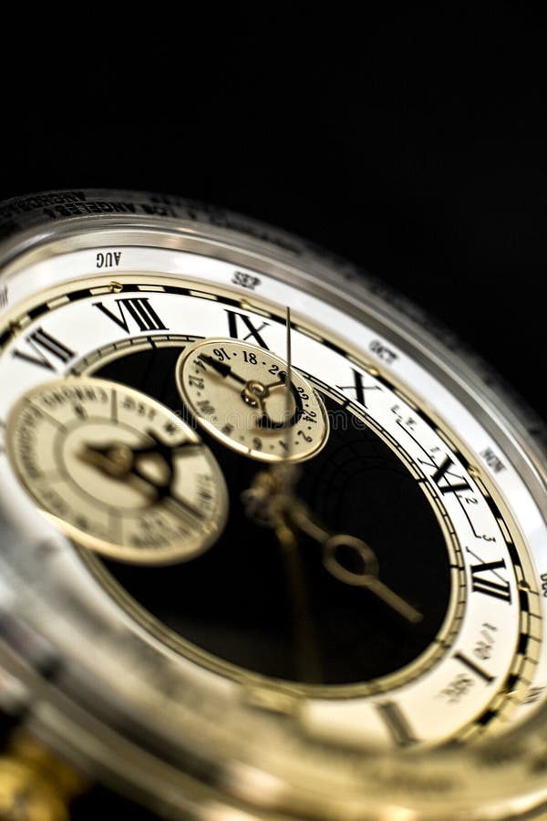 Luxury Watch with Roman Numerals Stock Image - Image of hour, clock ...