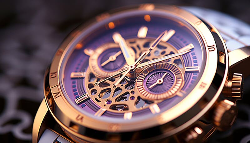 Luxury Watch, Success Symbol, Elegance in Time Generated by AI Stock ...