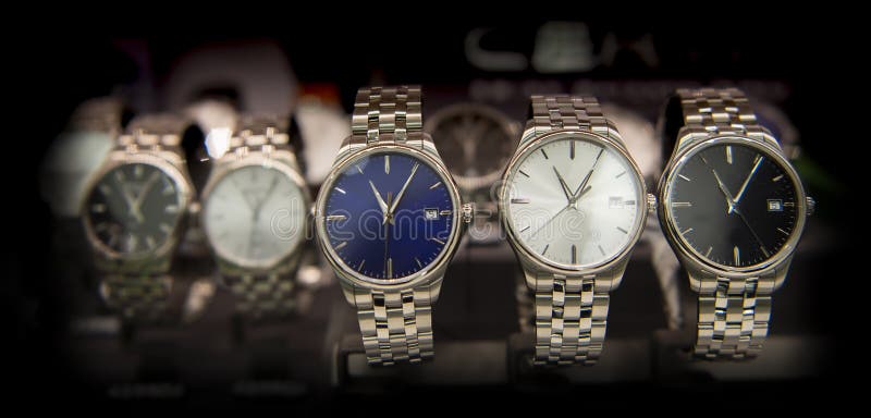 Luxury watches stock image. Image of detail, background - 236710923