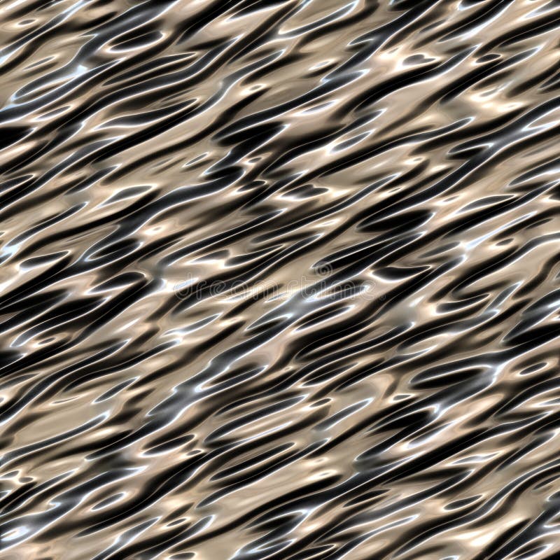 Luxury wavy metal texture stock illustration. Illustration of polished ...