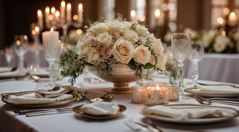 Luxury Wedding Cake, Wedding Designed Cake, Wedding Cake on the Table, Wedding Table Setting ...