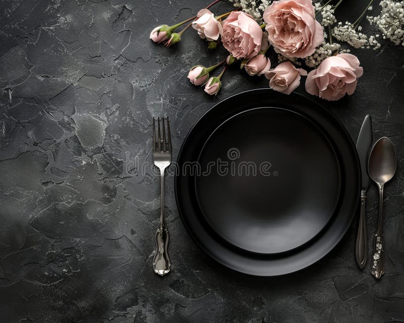 Luxury Wedding Dining Table Setting and Invitation Card Mockup in ...