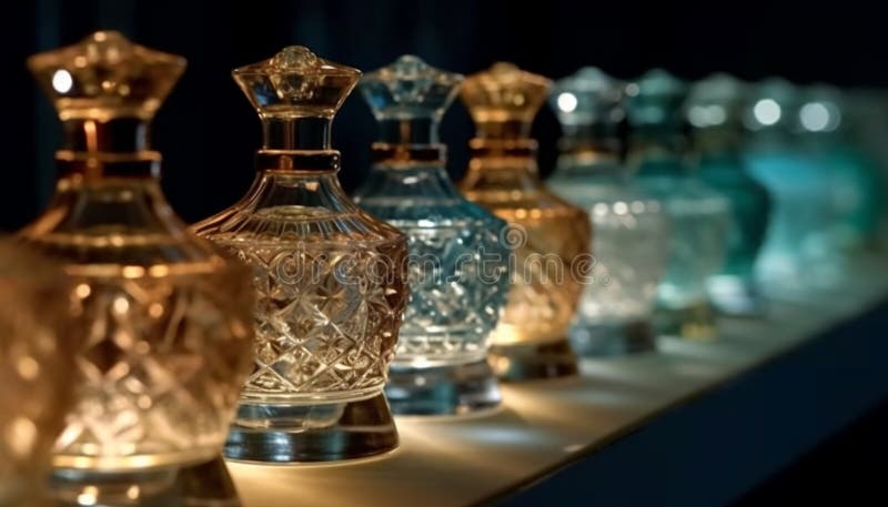 Luxury Whiskey Collection in a Shiny Bar Generated by AI Stock ...