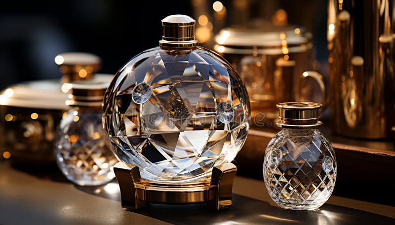 Luxury Whiskey Glass Reflects Elegance in a Modern Bar Generated by AI ...