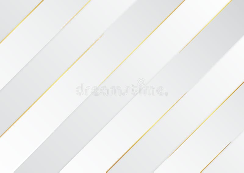 Luxury White Background Gold Metallic Line Design Overlap Layer Style ...