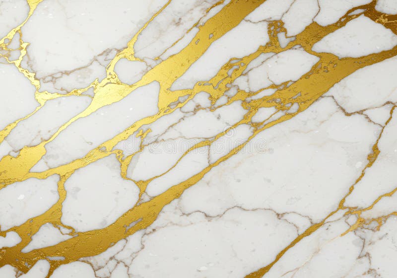 Luxury White Marble with Gold Veins Elegant Abstract Stone Texture ...