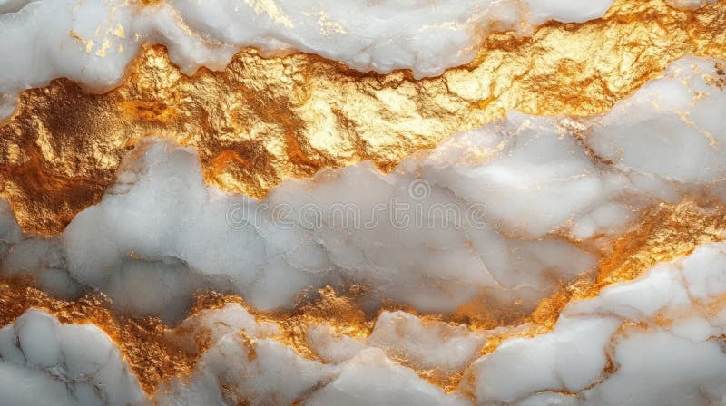 Luxury White and Metallic Gold Marble Background Stock Illustration ...