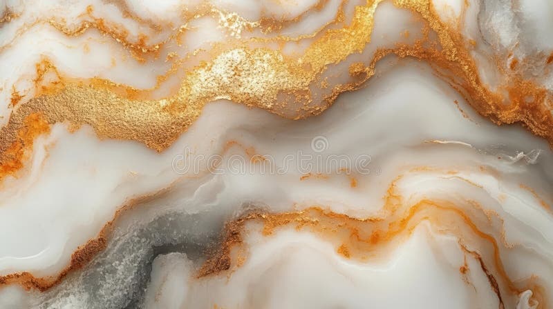 Luxury White and Metallic Gold Marble Background Stock Illustration ...