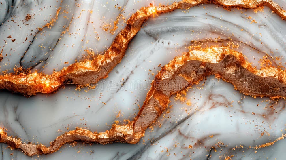 Luxury White and Metallic Gold Marble Background Stock Illustration ...