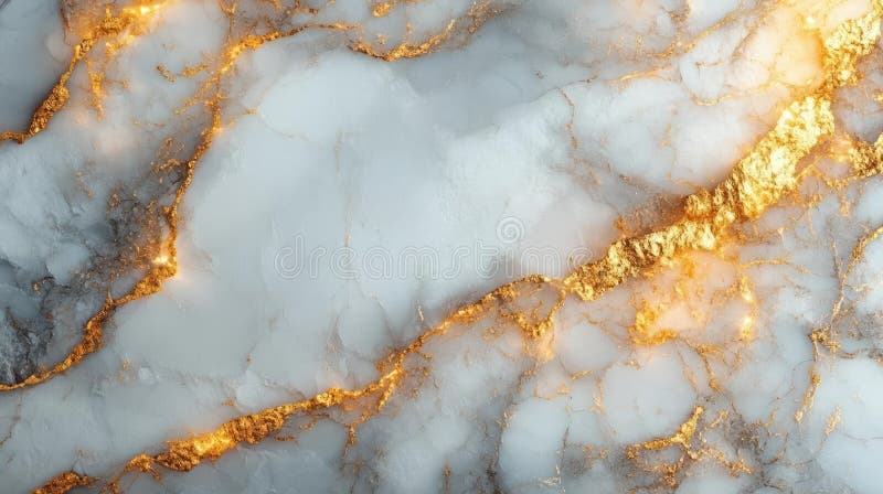 Luxury White and Metallic Gold Marble Background Stock Illustration ...
