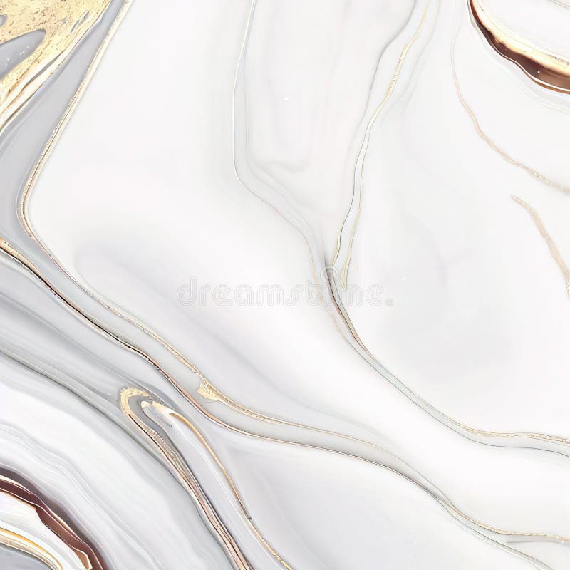 Luxury White and Metallic Gold Marble Background. Generative AI Stock ...