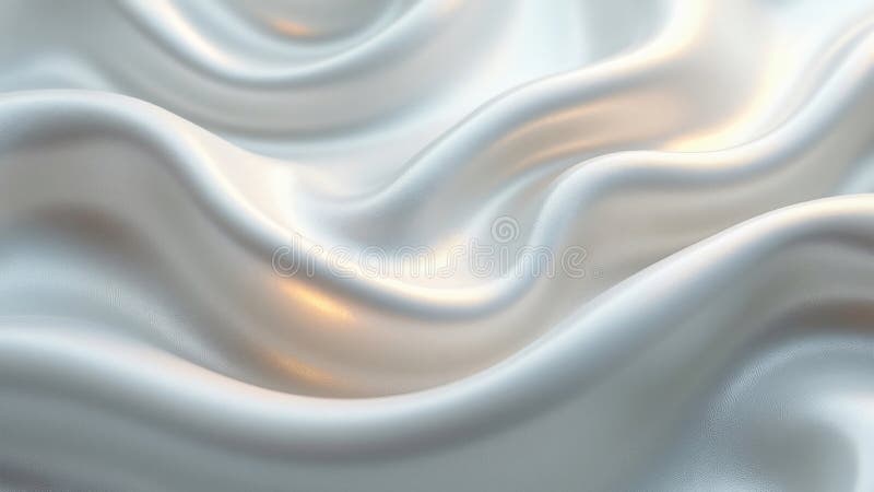 Luxury White Silk Fabric Drape, Smooth Flowing High Quality Image Stock ...