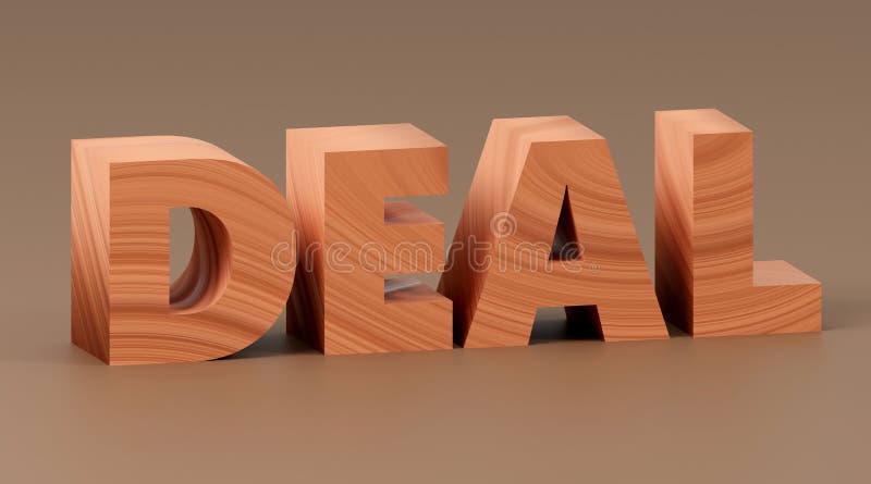 Luxury Wooden Inscription Deal with Empty Boxes, Soft Light, Light ...