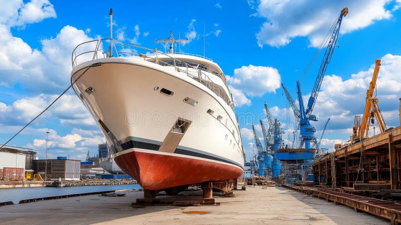 Sprawling Shipyard Workshop Stock Photos - Free & Royalty-Free Stock ...