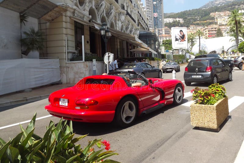 Luxusautos in Monte Carlo, Monaco Redaktionelles Stockbild - Bild von ...