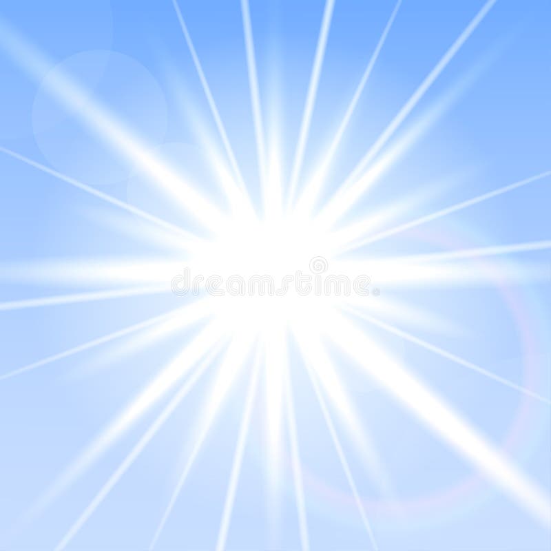 Luz de destello del vector ilustración del vector. Ilustración de ...