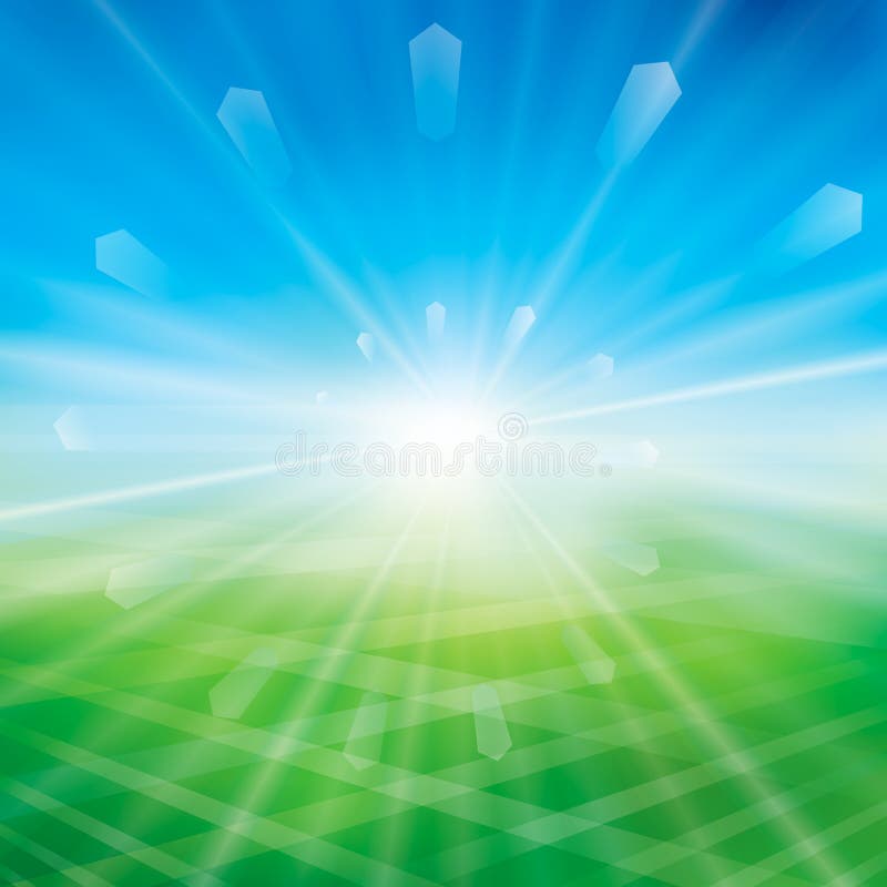 Luz del sol ilustración del vector. Ilustración de sunlight - 51355222