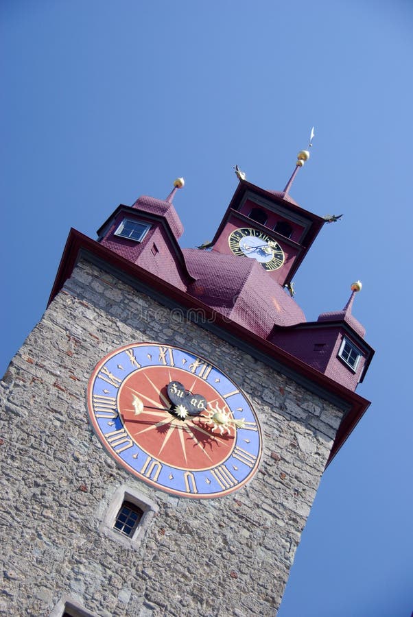 Library Clock Tower stock photo. Image of reading, buildings - 648560
