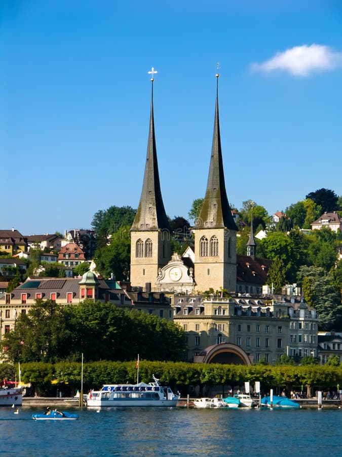 Luzerne/Luzern In Der Schweiz Stockfoto - Bild von bündnis, bezirk: 6435058
