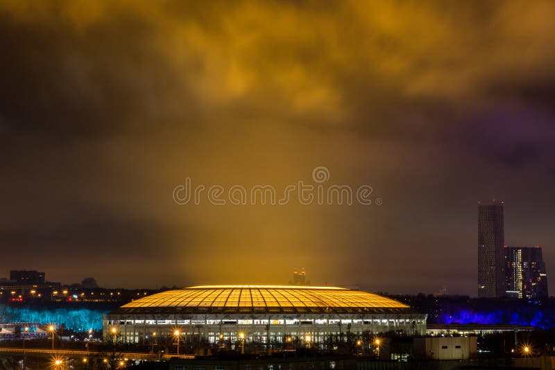 The Luzhniki Stadium after Reconstruction Editorial Stock Photo - Image ...