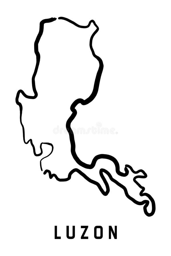 Luzon Map Outline Luzon Map Outline
