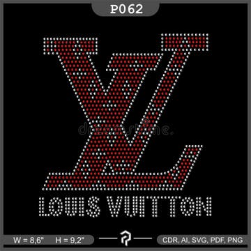 Louis Vuitton. LV Rhinestones Pattern Editorial Photography ...