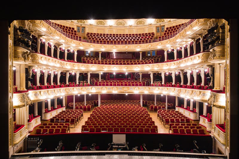 Lviv opera house interior editorial stock photo. Image of landmark ...