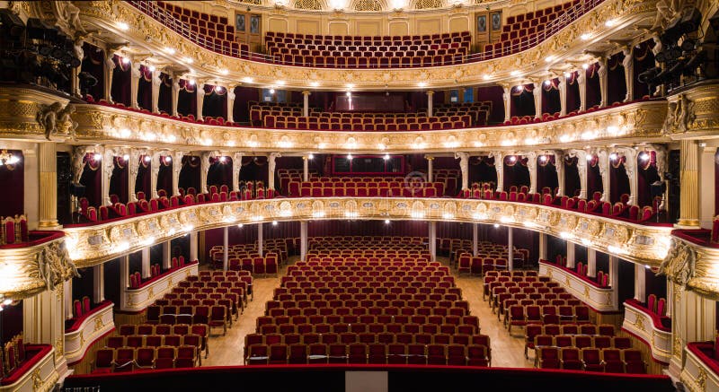Lviv opera house interior editorial stock photo. Image of europe ...