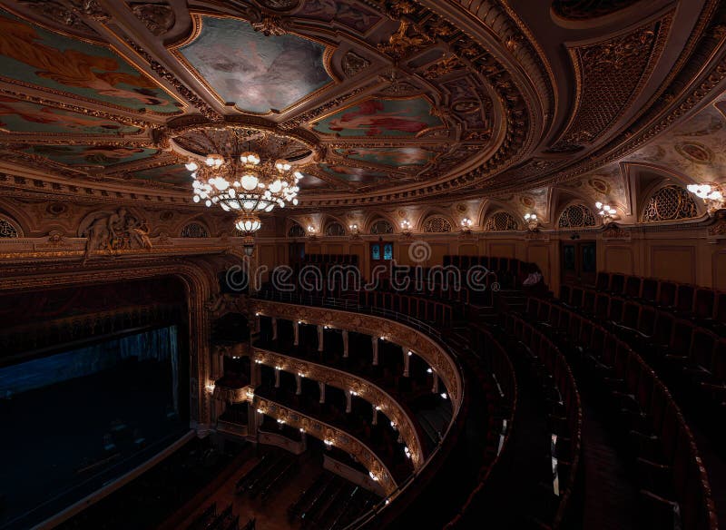 Lviv opera house interior editorial image. Image of carpet - 210719390