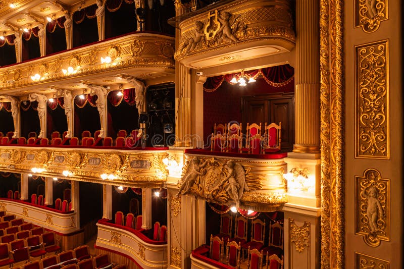 Lviv opera house interior editorial photo. Image of krushelnytska ...