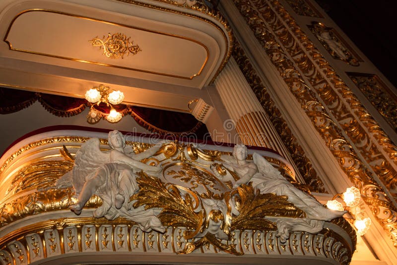 Lviv opera house interior editorial stock photo. Image of inside ...