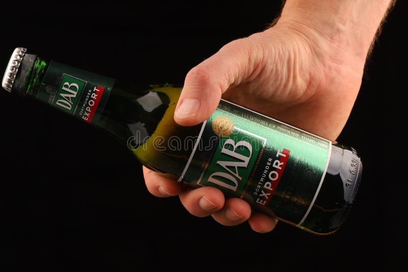 LVIV, UKRAINE - December 15, 2020: DAB Beer in Hand Editorial Image ...