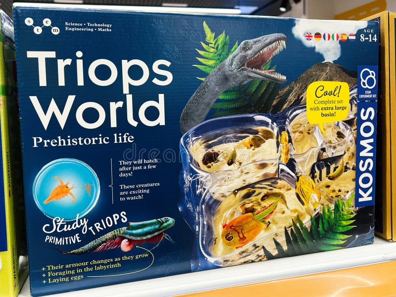 Lviv, Ukraine - February 16, 2025: Science Kit Exploring Triops and ...