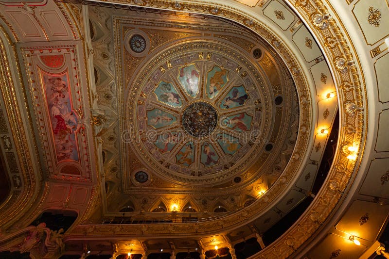 Lviv, Ukraine - September 24, 2024: Lviv Opera House Interior Editorial ...