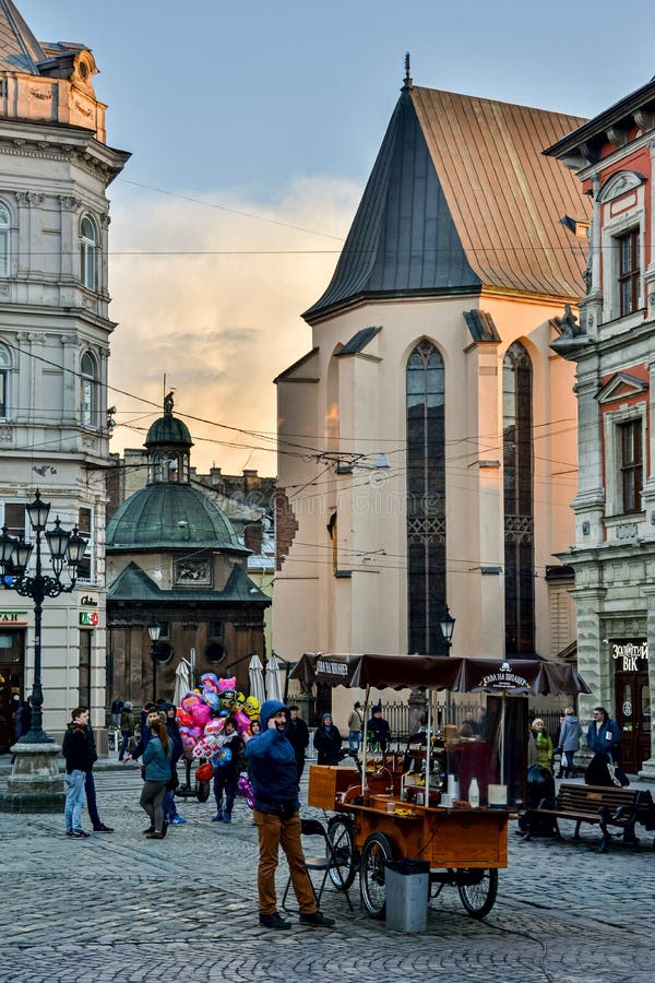 Lviv editorial stock image. Image of chapel, area, boim - 75257949