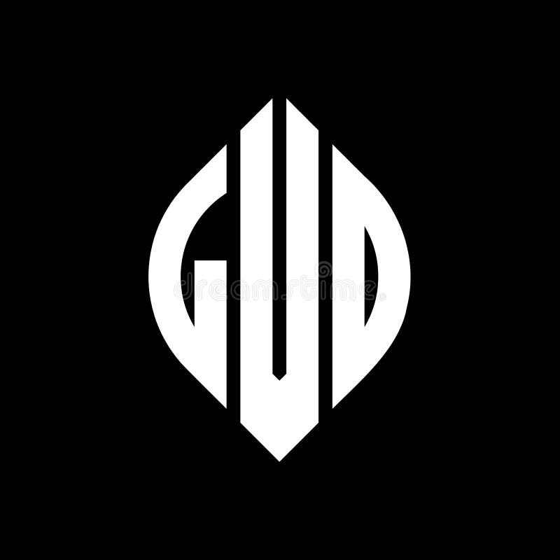 Lvo Circle Emblem Abstract Monogram Stock Illustrations – 2 Lvo Circle ...