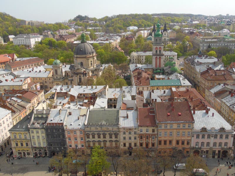 Lvov stock photo. Image of lights, house, lvov, buildings - 53840006