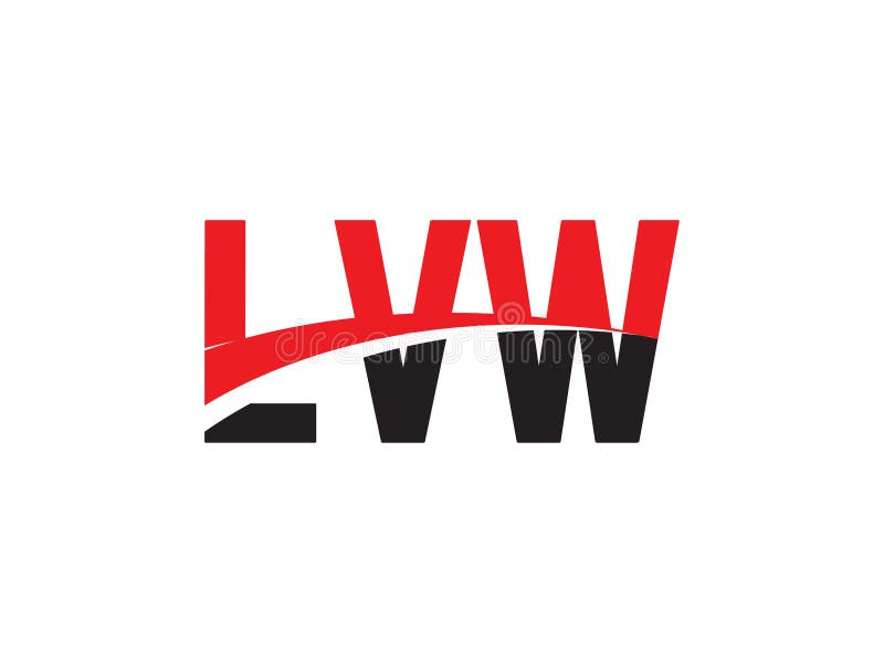 LVW Letter Initial Logo Design Stock Vector - Illustration of business ...